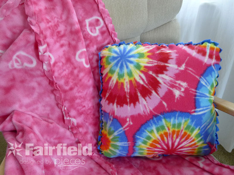 No-Sew Braided-Edge Fleece Pillow - Fairfield World Blog