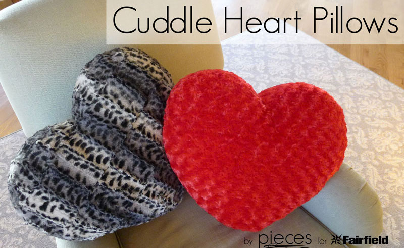 Cuddle Heart Pillows - Valentine Pillows - Fairfield World Craft Projects