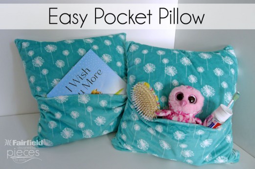 Easy Pocket Pillows - Fairfield World Craft Projects