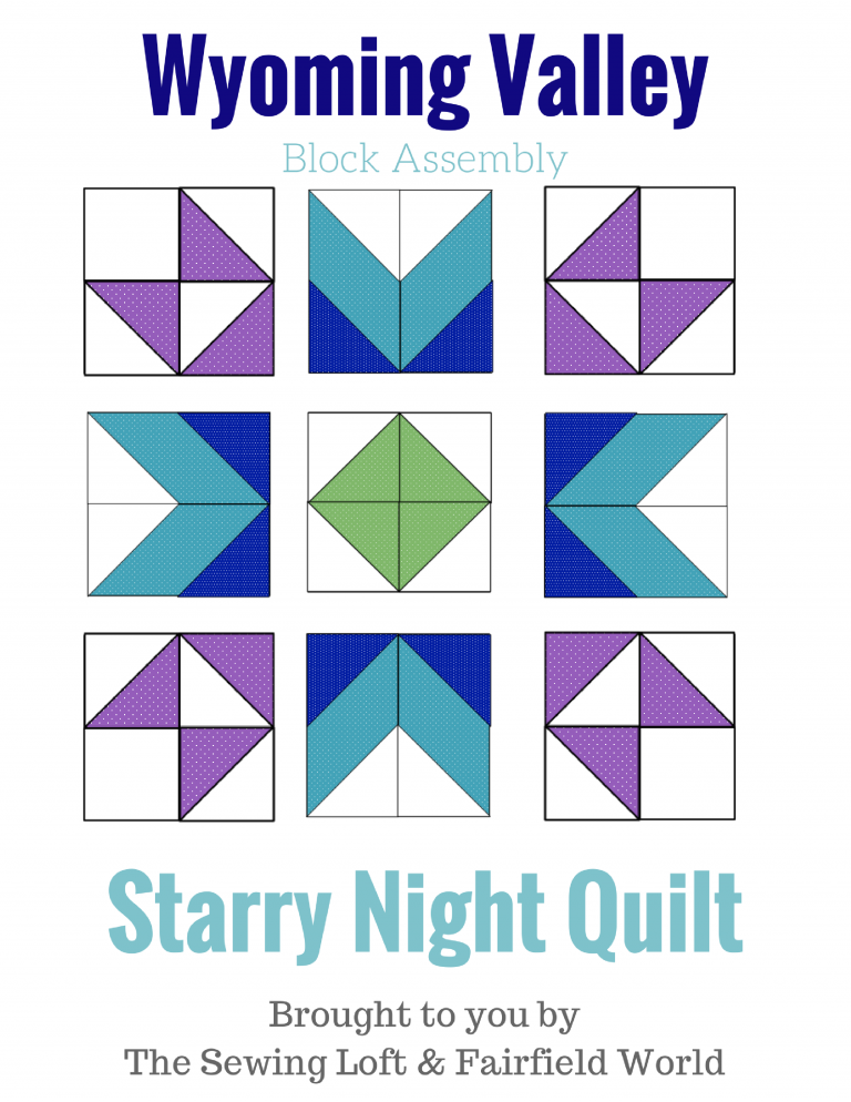 Starry Night Block 10 | Wyoming Valley - Fairfield World Blog
