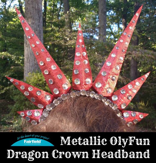 Metallic OlyFun Dragon Crown Headband - Fairfield World Craft Projects