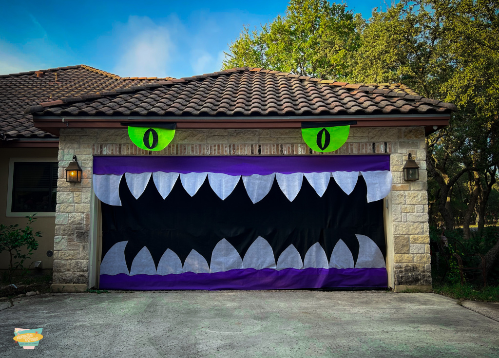 Garage Monster DIY Made with Oly-Fun Fabric - Fairfield World Blog