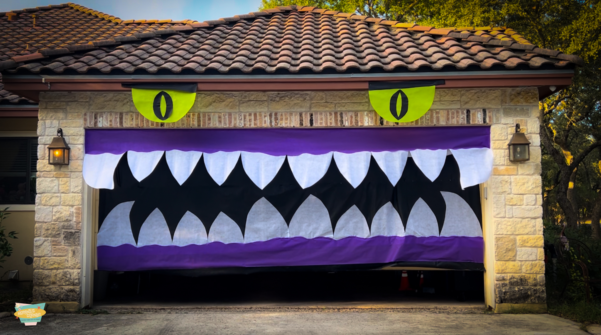 Garage Monster DIY Made with Oly-Fun Fabric - Fairfield World Blog