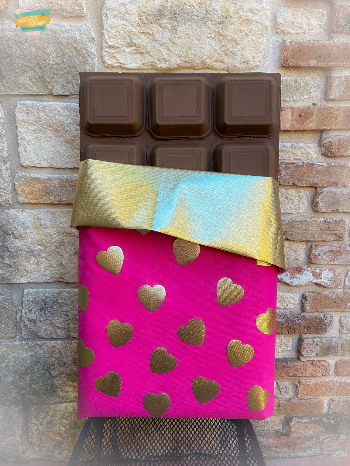 Giant Candy Bar DIY Valentine Decor - Fairfield World Blog
