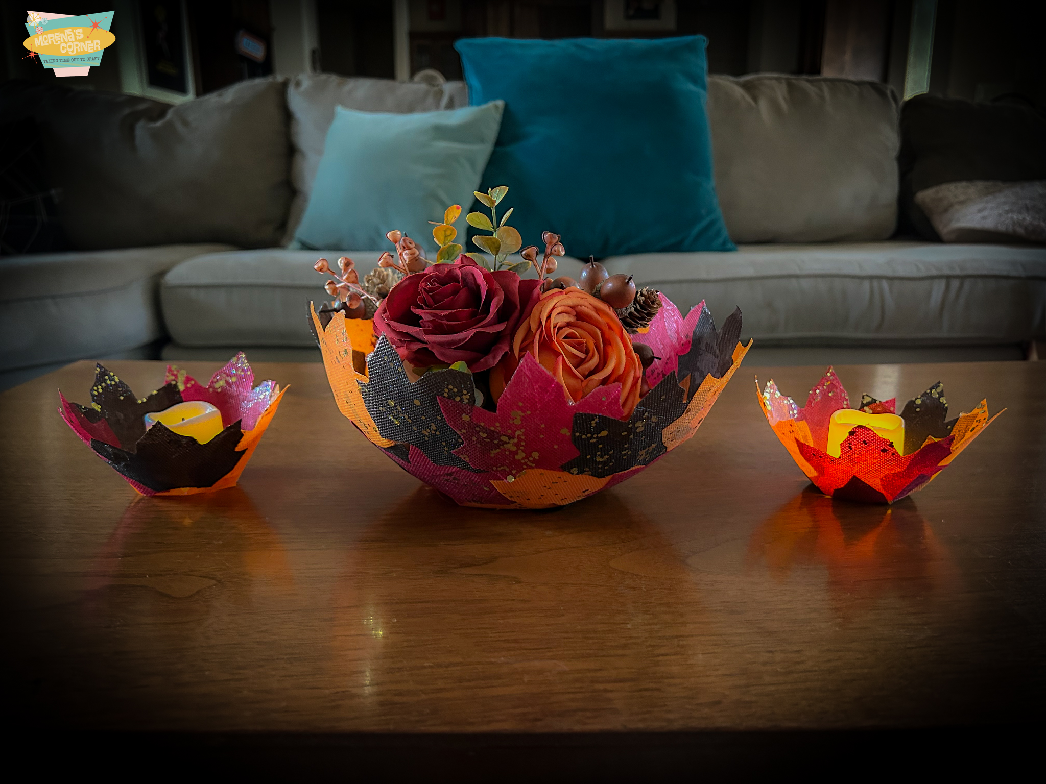 DIY Fall Bowl with Oly-Fun Fabric - Fairfield World Blog